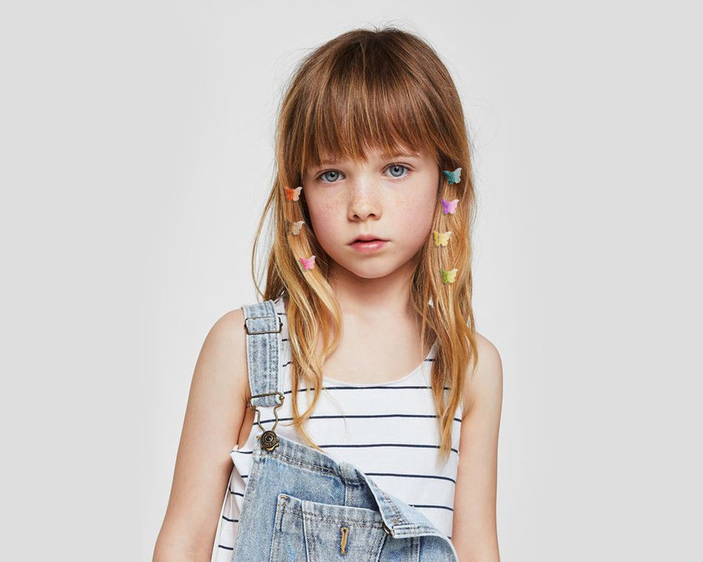 Small Butterfly Hair Clips for Girls 50 Pieces Mini Butterfly Clips 12 ...